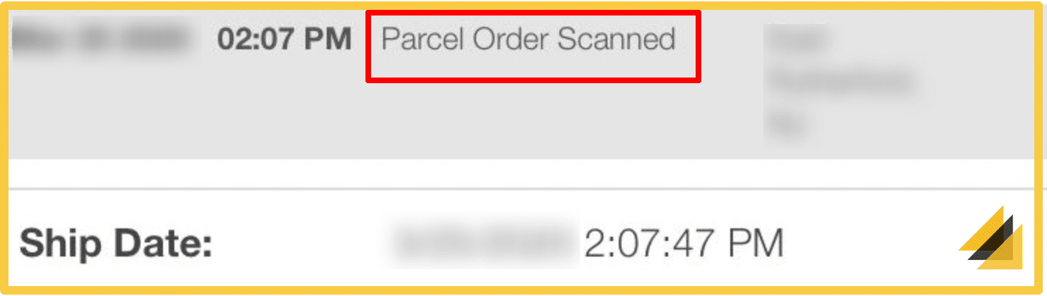 “Parcel Order Scanned” - APG Tracking Guide - MAILBOX MASTER