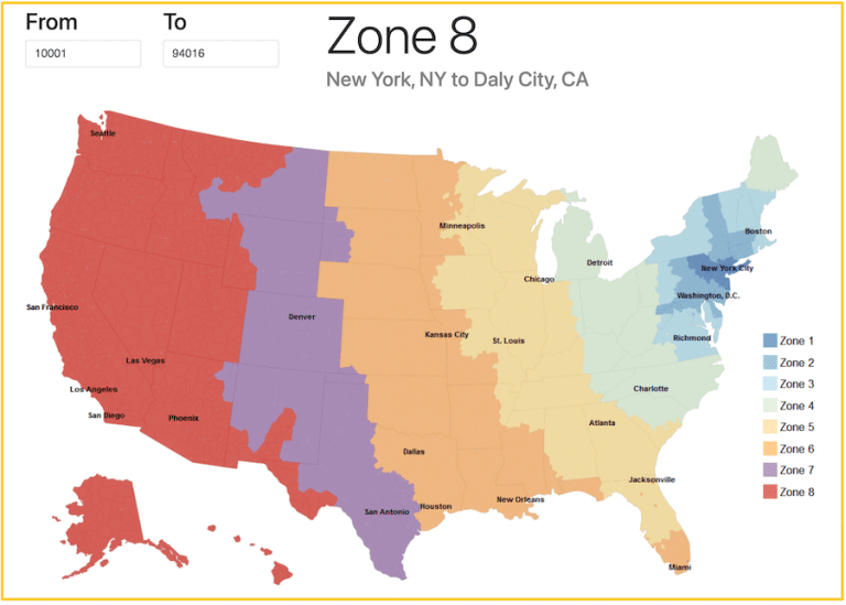 What are USPS Zones? (A Complete Guide 2022) - MAILBOX MASTER