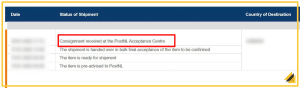 “Consignment received at the PostNL Acceptance Centre” Meaning - MAILBOX MASTER