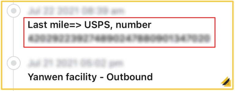 Yanwen Facility Outbound - TRACKING UPDATE GUIDE - MAILBOX MASTER