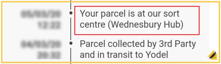 Tracking Guide: Yodel National Hub - Where is Your Package? - MAILBOX ...