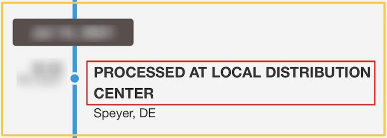 DHL “Processed at Local Distribution Center” Meaning - MAILBOX MASTER