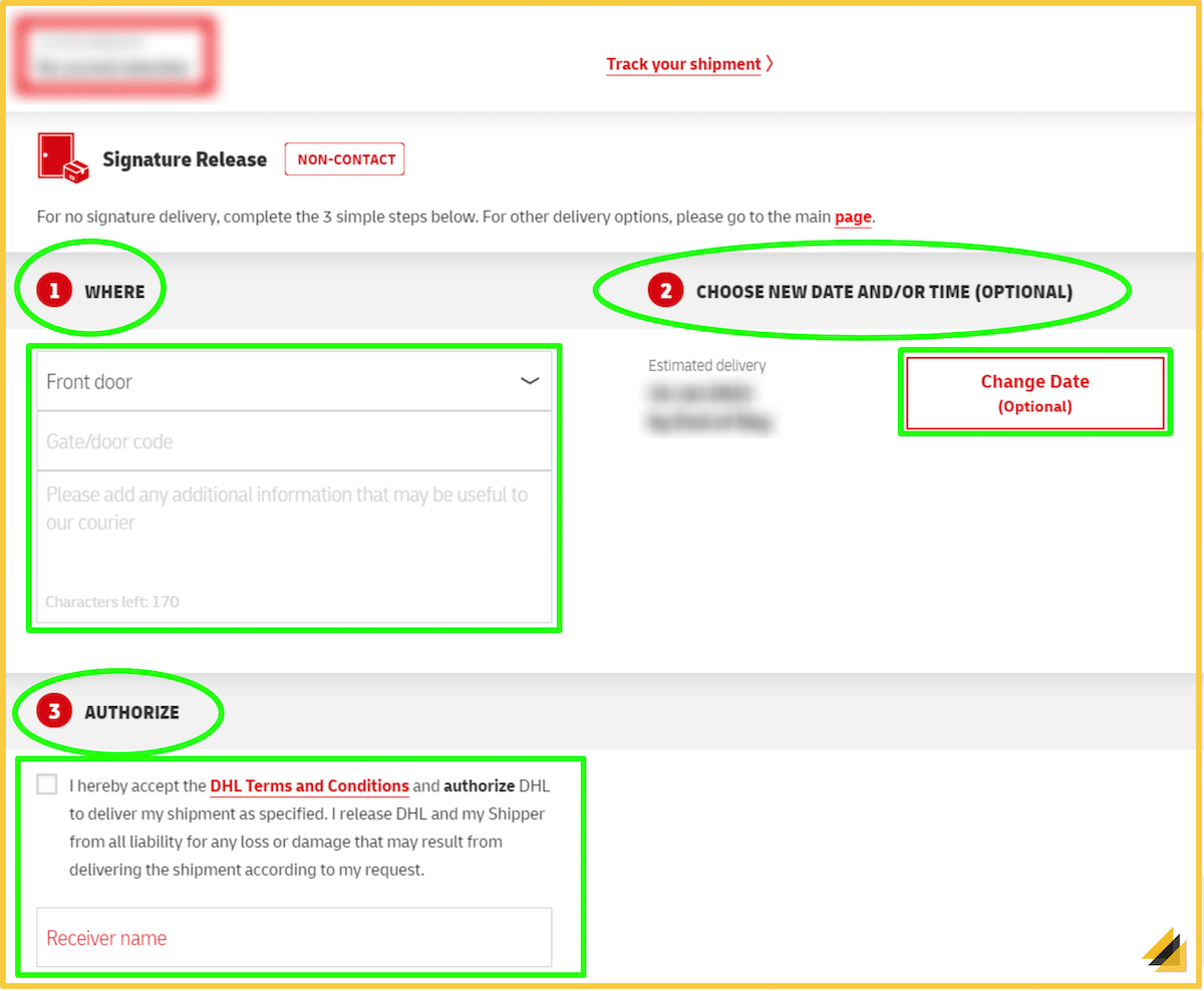 DHL Signature Release - Complete Guide - MAILBOX MASTER